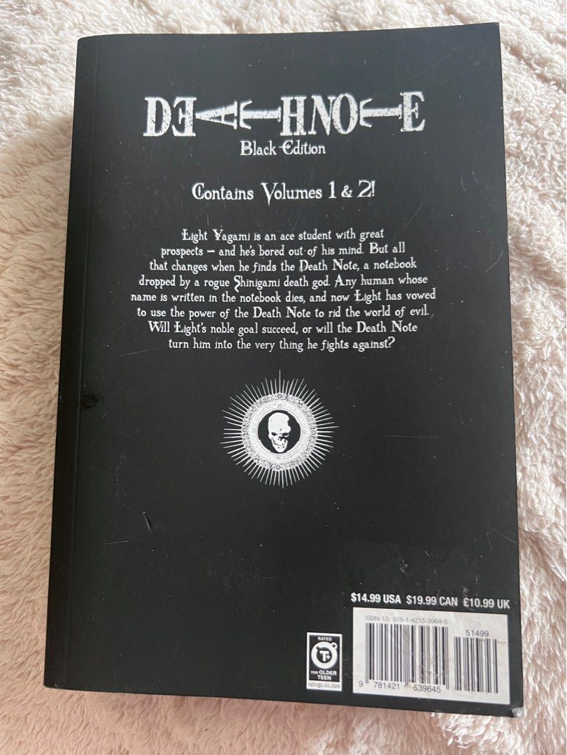 Death note manga black edition I, Hobbies & Toys, Books & Magazines ...