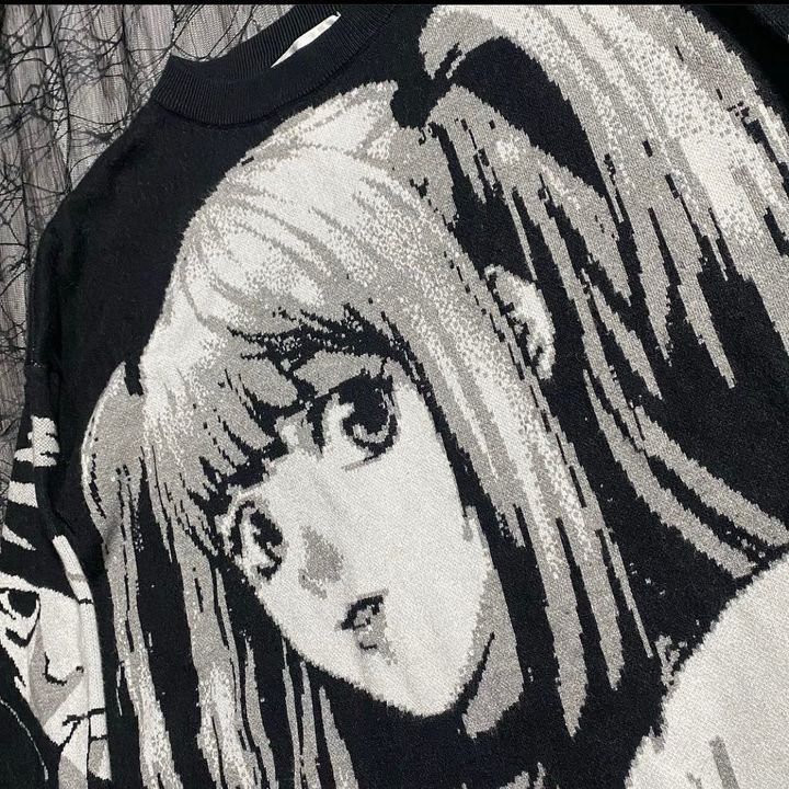 Death Note Misa Amane Gothic Knitted Sweater on Carousell