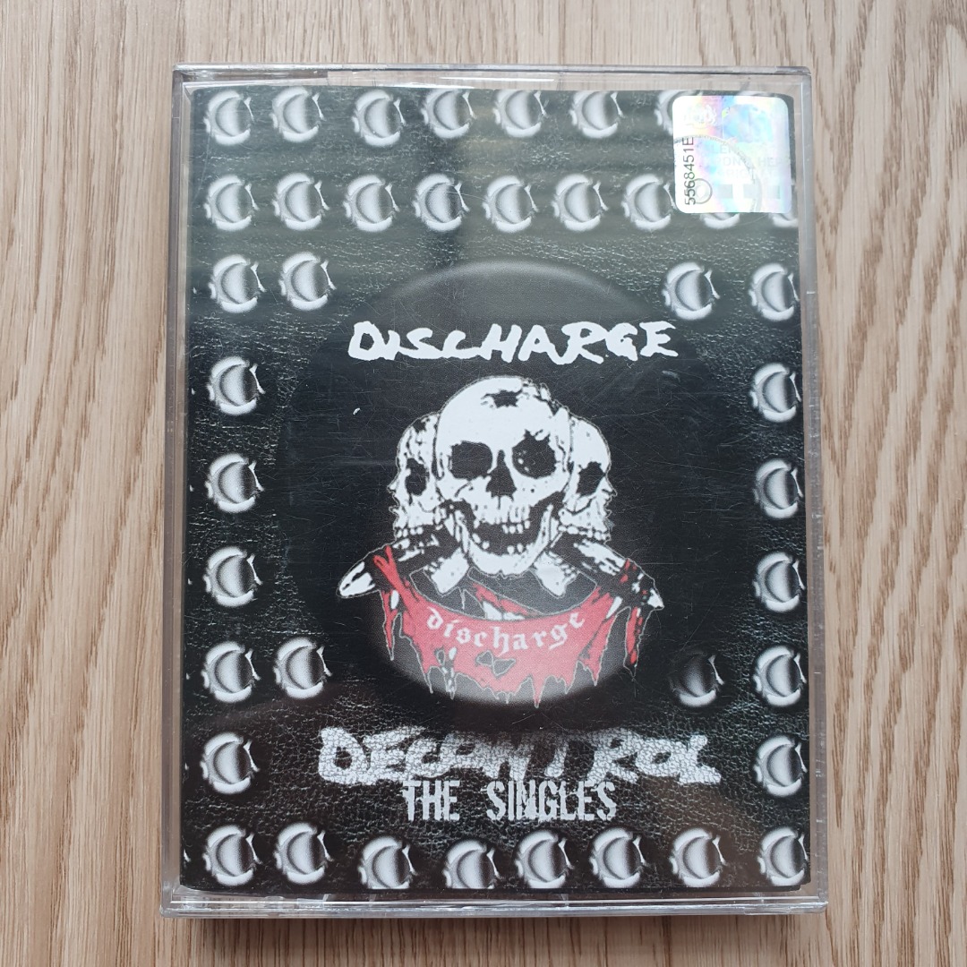 Discharge Decontrol The Singles Cassette Hobbies And Toys Music And Media