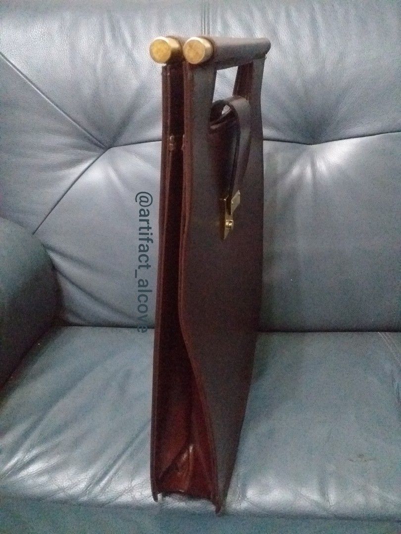 Documents Bag Holder Pilot Brand Leather Brass Office School Paper ...