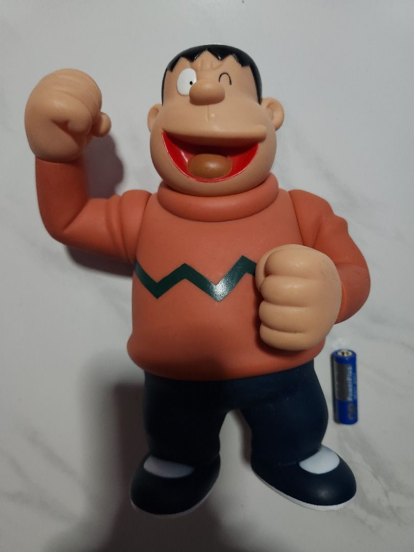 Doraemon Gian Figure, Hobbies & Toys, Toys & Games on Carousell