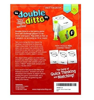 Double Ditto Family Board Game (H0679), Hobbies & Toys, Toys & Games on ...