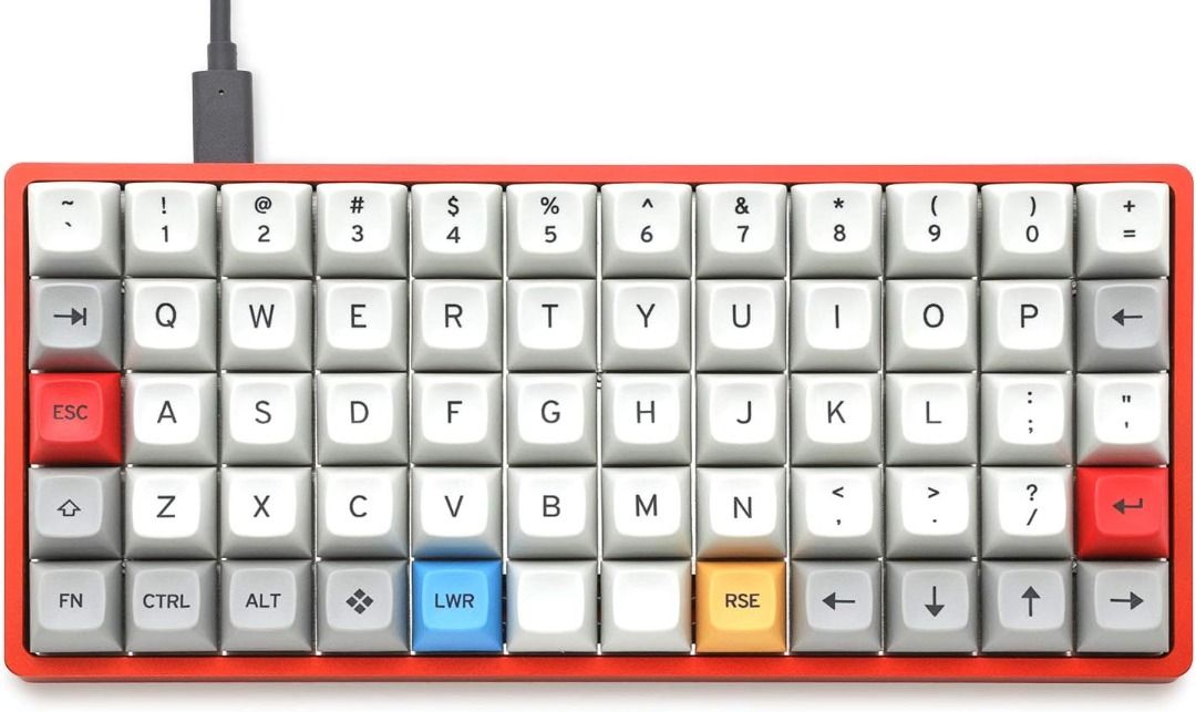 DROP Keycap Set for Ortho Keyboards Ortholinear 81Key Kit, Computers ...