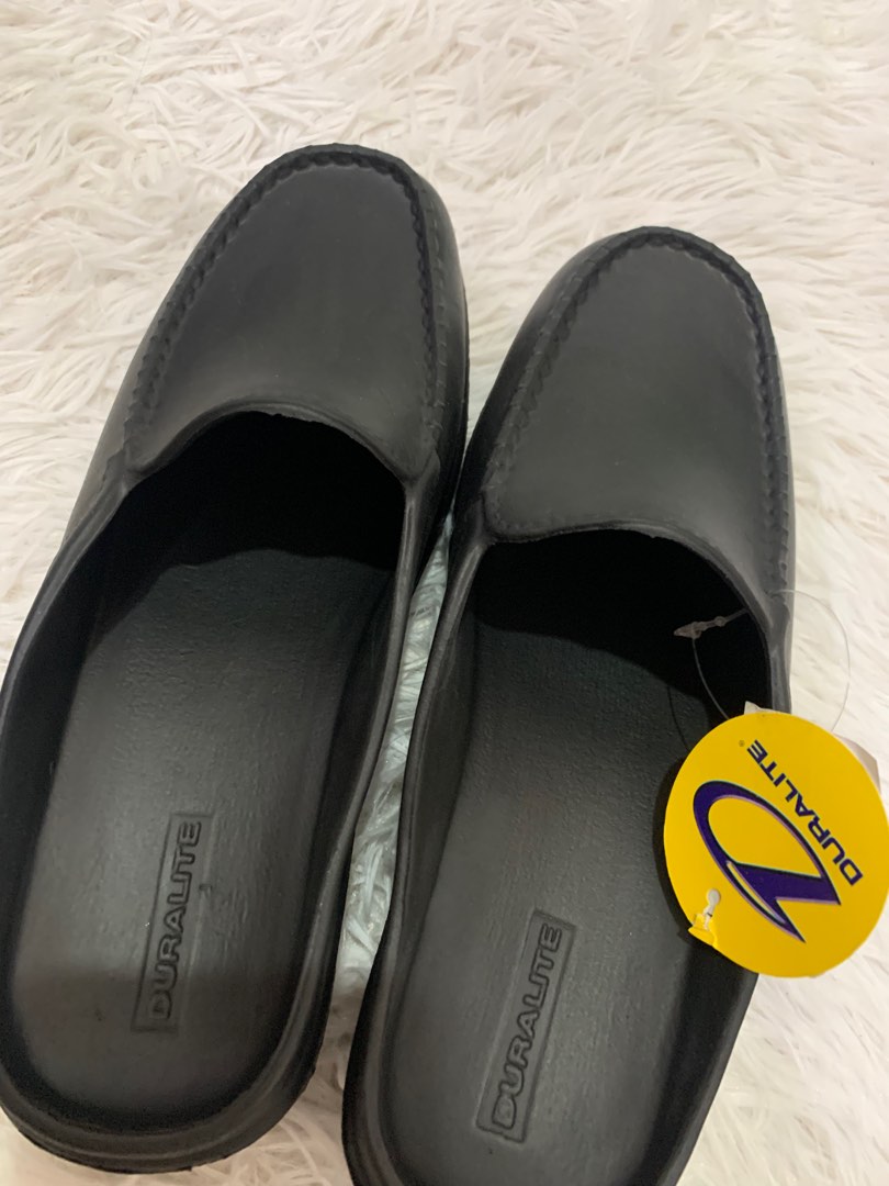 Duralite Black Clogged Shoes, Women's Fashion, Footwear, Slippers and ...