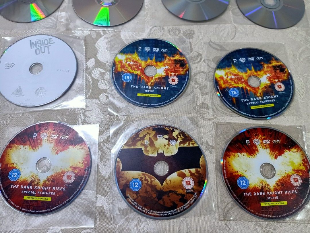 DVD discs for kids and all ages in MINT condition without cover and ...