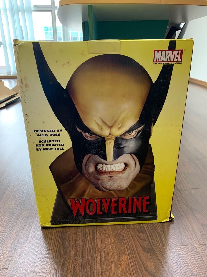 Dynamic Forces Marvel X-Men Wolverine Bust Alex Ross 1:1 Scale Limited ...