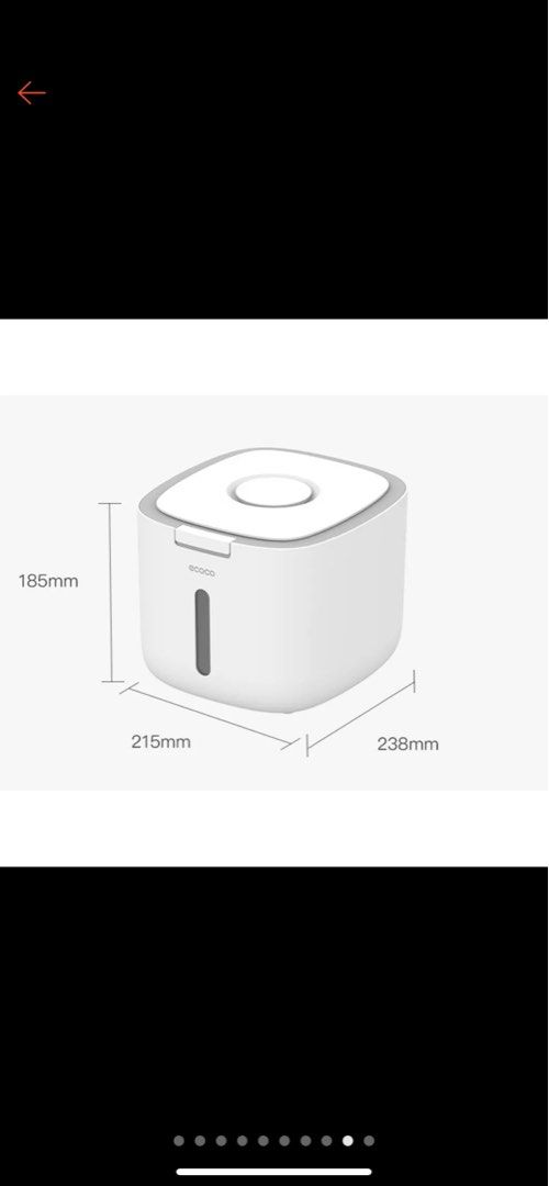 Ecoco 5kg rice storage container, Furniture & Home Living, Home ...