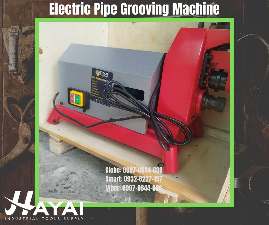 Electric Pipe Grooving Machine, Commercial & Industrial, Industrial ...