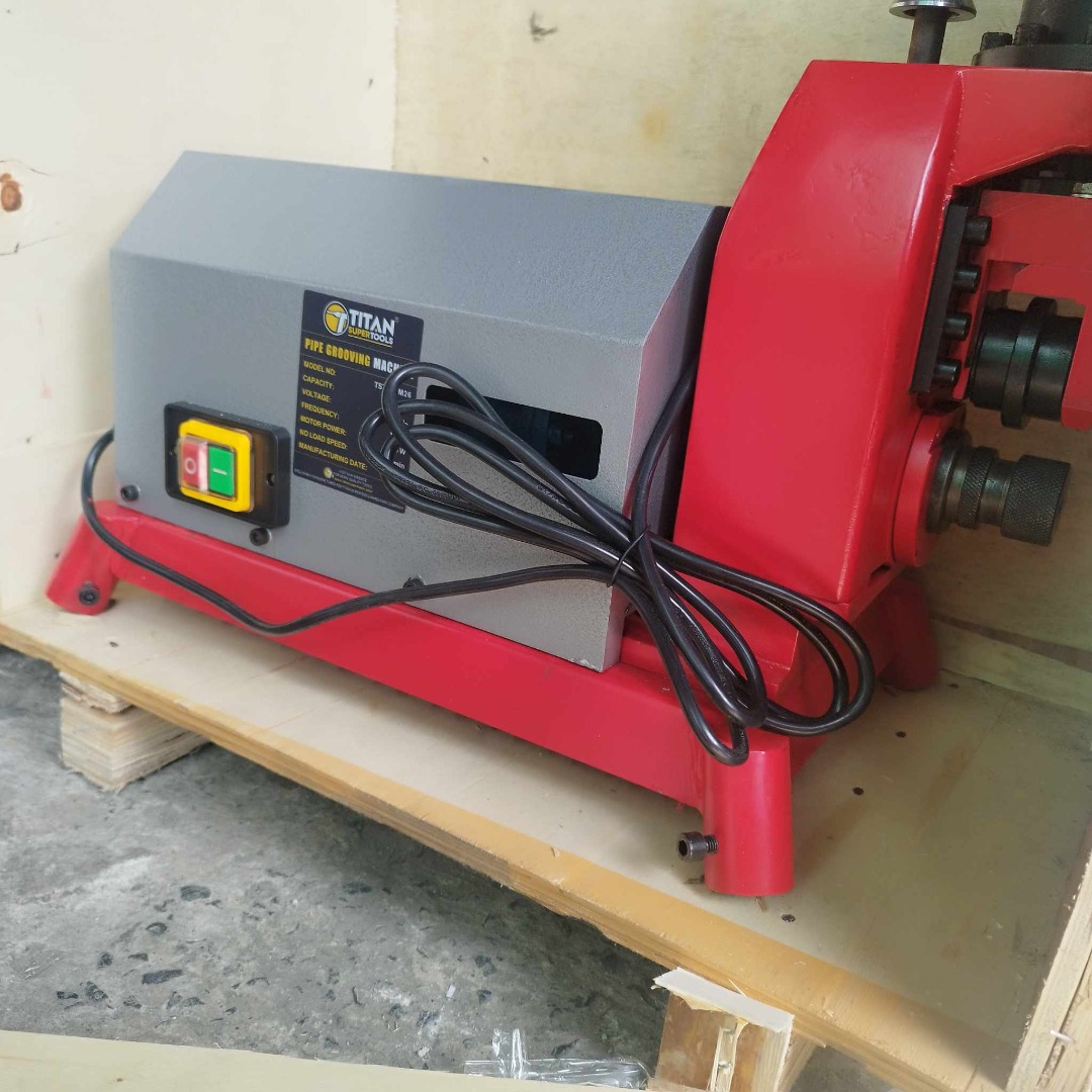 Electric Pipe Grooving machine, Commercial & Industrial, Construction ...