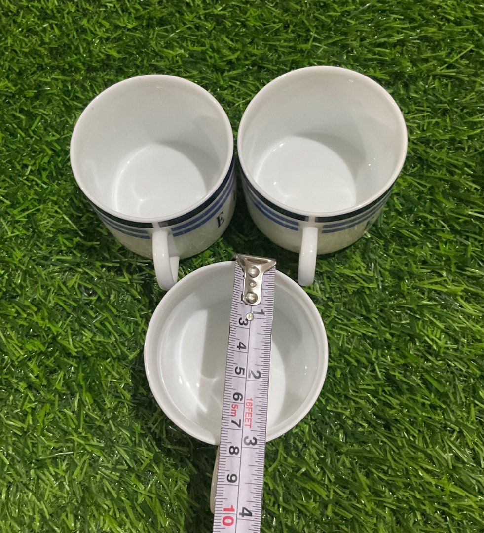 Elle Nikko Patra Thailand Fine Porcelain Blue Small Coffee Mug Tea Cup ...