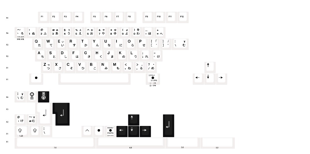 EnjoyPBT EPBT x GOK Kuro Shiro R2 Keycaps from KBDFans, Computers ...