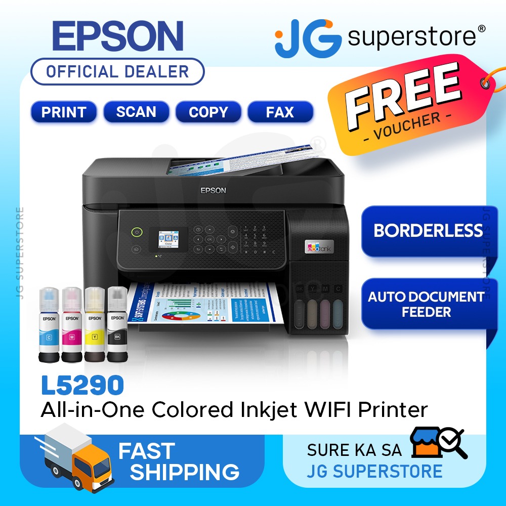 Epson EcoTank L5290 Wi-Fi All-in-One Ink Tank Printer (Print Scan Copy ...