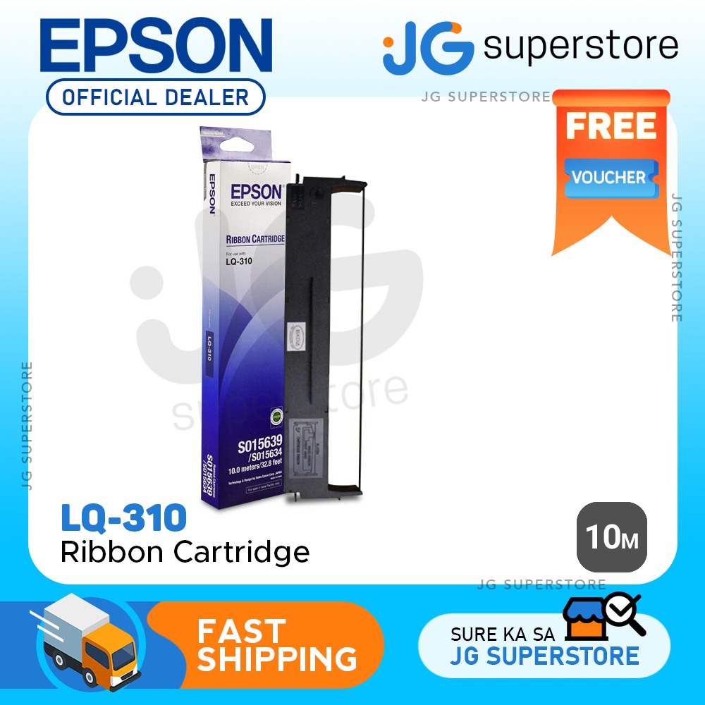 Epson Ribbon Cartridge Black (10 meters / 32.8 feet) for LQ-310 Dot ...