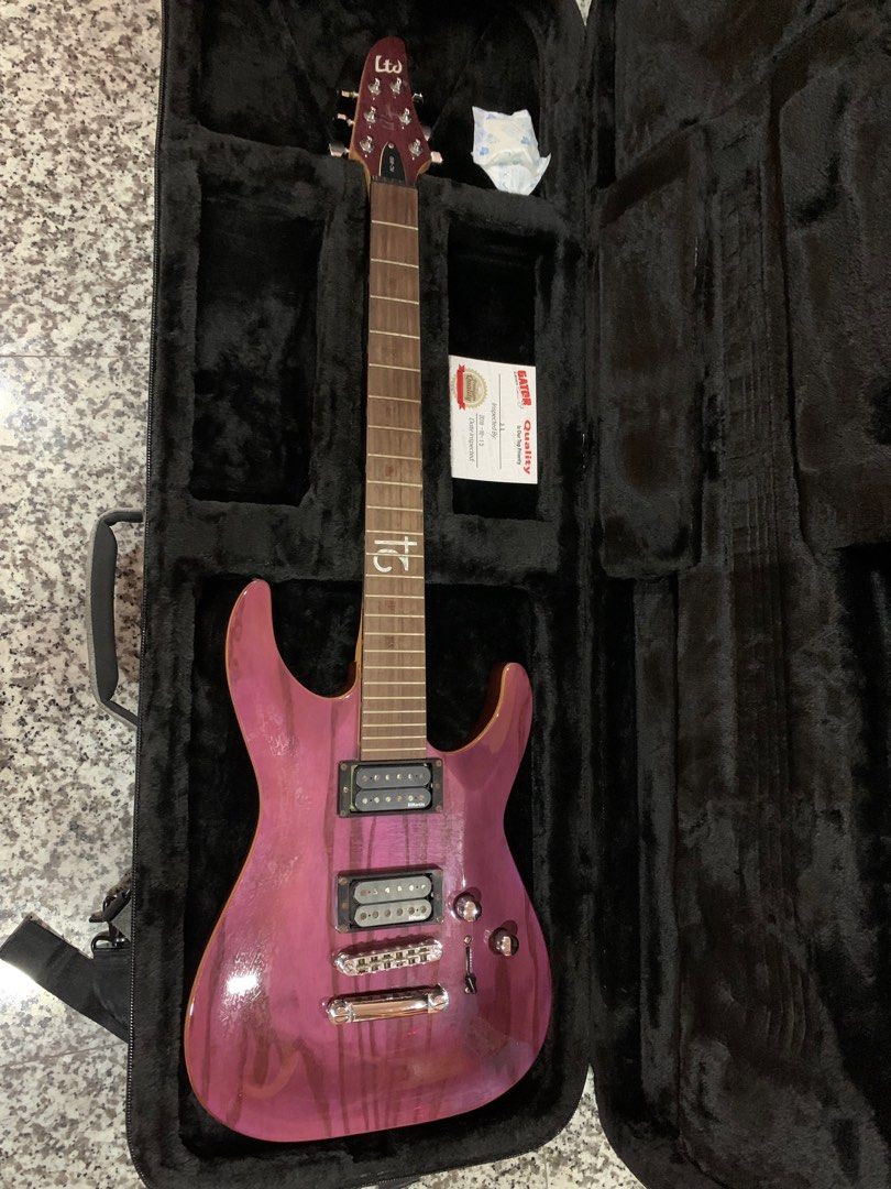 ESP LTD RC-600 QM Rob Caggiano Signature Electric Guitar, Hobbies ...