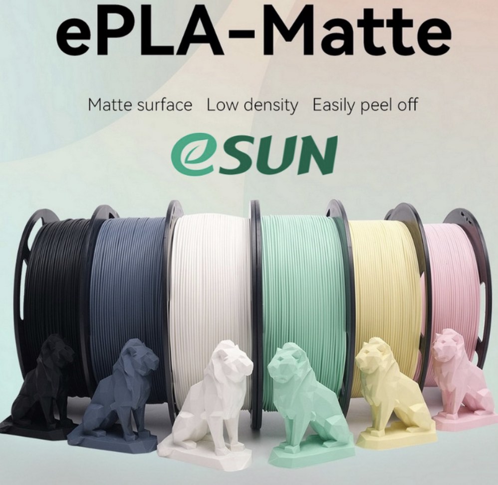 e-sun PLA Matte filament, Hobbies & Toys, Stationery & Craft, Art ...