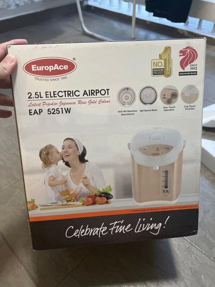 Europace 2.5L airpot, TV & Home Appliances, Kitchen Appliances, Kettles ...