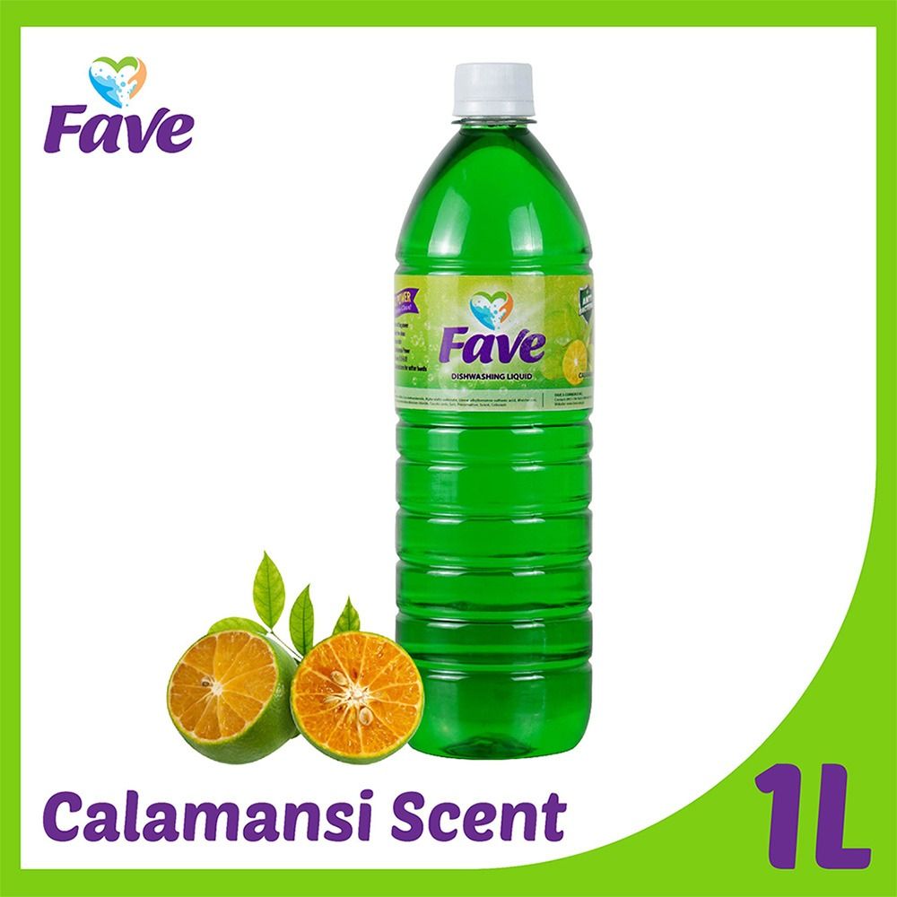 Fave Dishwashing Liquid 1Liter (Calamansi) on Carousell