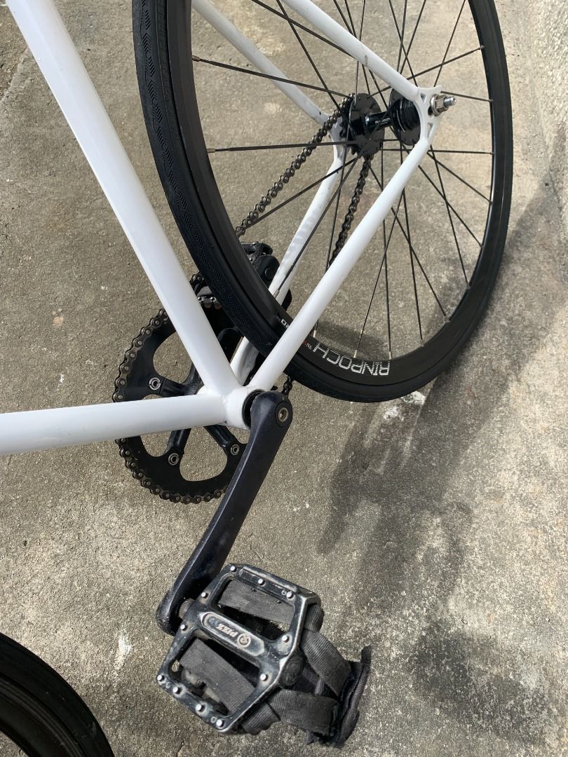 Fixed Gear Bike Fixie with Rack (specs in description) on Carousell
