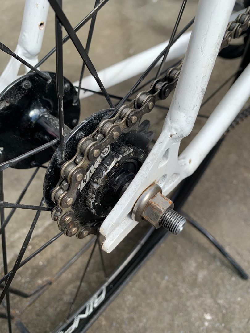 Fixed Gear Bike Fixie with Rack (specs in description) on Carousell