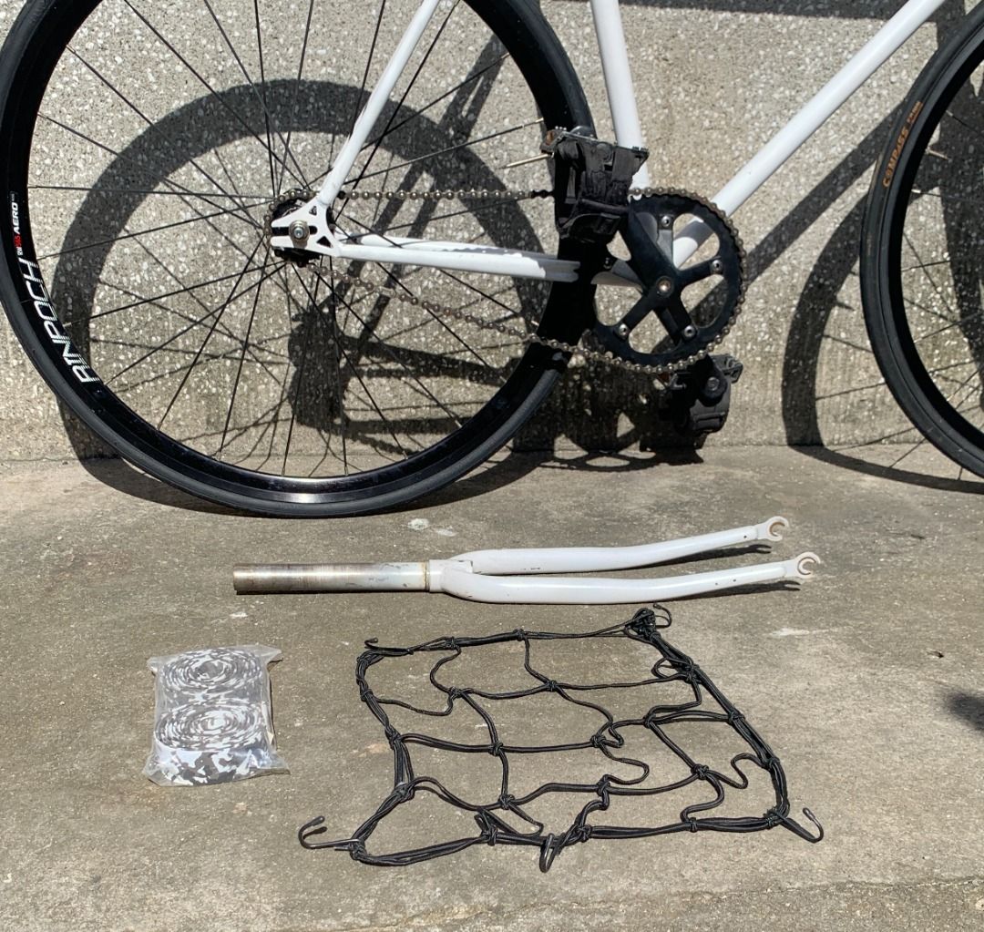 Fixed Gear Bike Fixie with Rack (specs in description) on Carousell