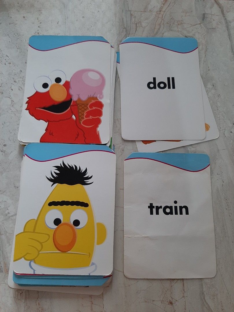 Flashcard sesame street, Toys & Collectibles, Lainnya di Carousell