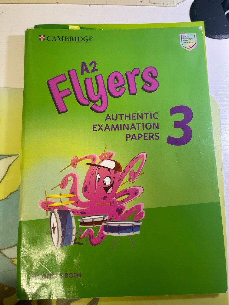 操Flyers 必備paper + flyers word list picture book, 興趣及遊戲, 書本 & 文具, 教科書 ...
