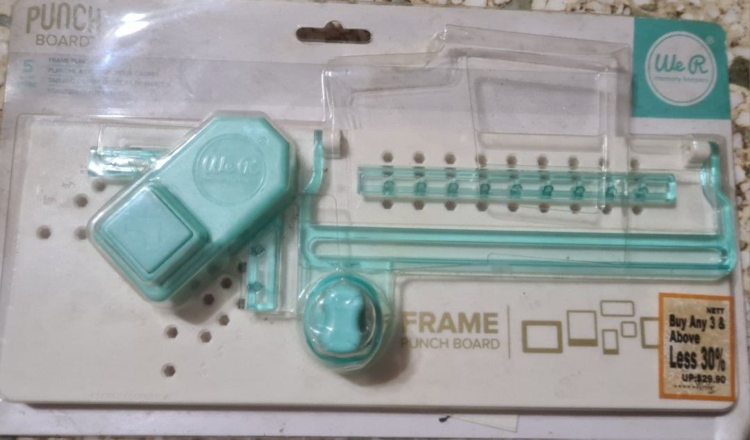 Frame Punch Board, Hobbies & Toys, Stationery & Craft, Craft Supplies ...