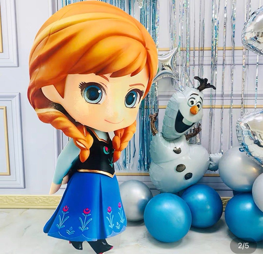 Frozen Standee: Elsa and Anna, Hobbies & Toys, Stationery & Craft ...