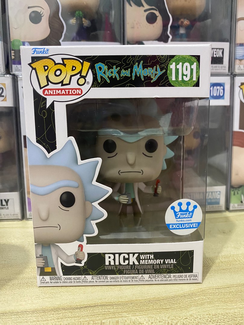 Funko Pop Animation Rick and Morty Rick With Memory Vial Funko Shop ...