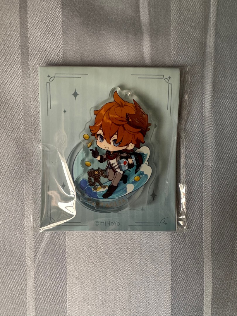 Genshin Impact official childe chibi standee, Hobbies & Toys ...