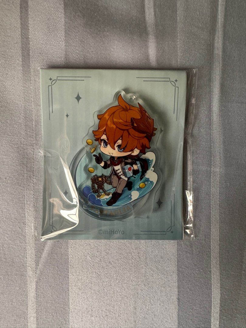 Genshin Impact official childe chibi standee, Hobbies & Toys ...