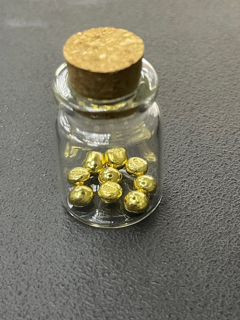 Gold Bean 1g 999.9 Pure Gold (High Polishing), Men's Fashion, Watches ...