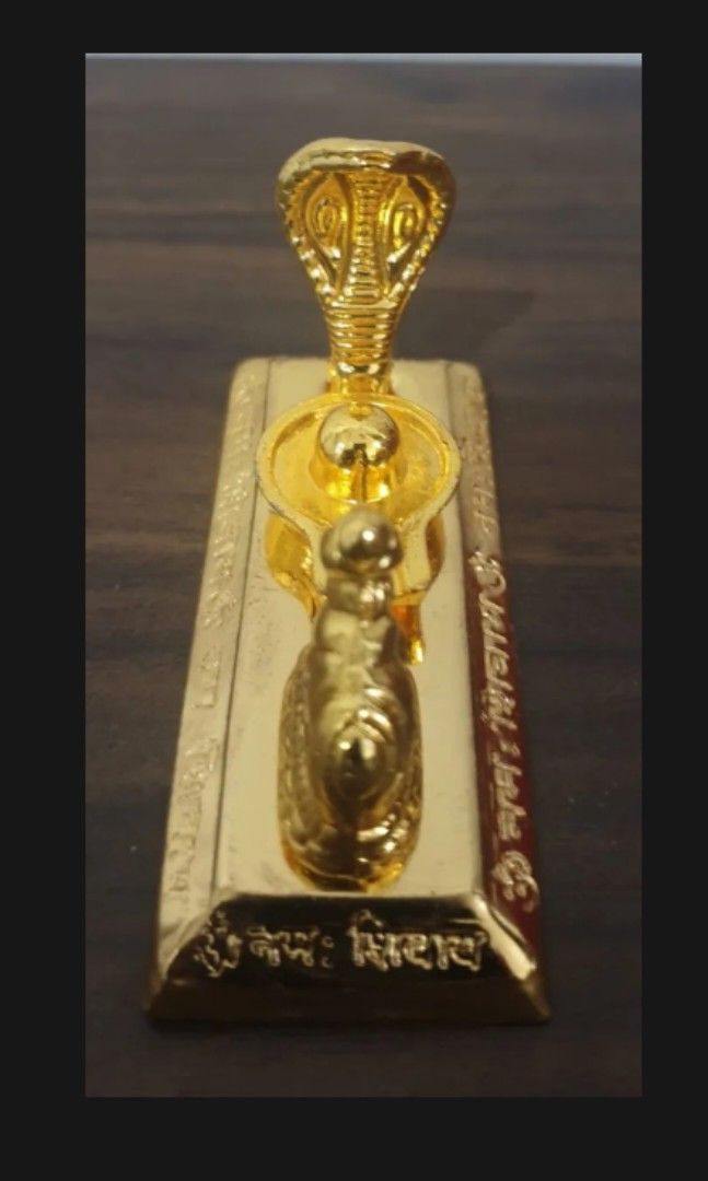 Gold Plated Shivling Nandi Statue, Hobbies & Toys, Memorabilia ...