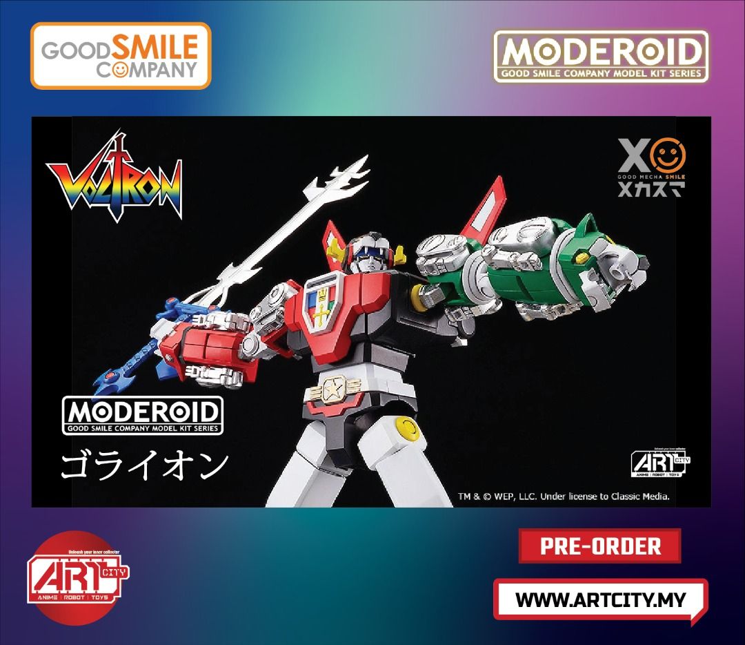 Good Smile Company - Moderoid Voltron - Beast King GoLion, Hobbies & Toys, Toys & Games on Carousell