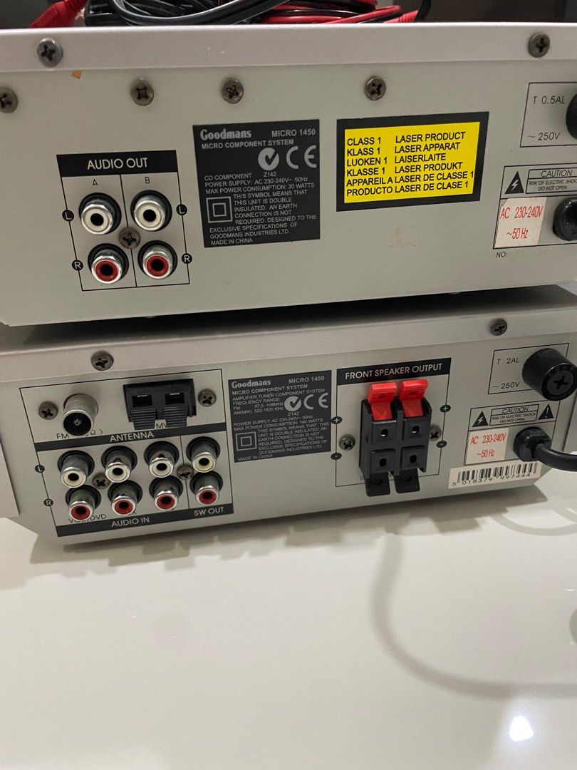 Goodmans X Pro Amplifier and Speakers system, Audio, Soundbars ...