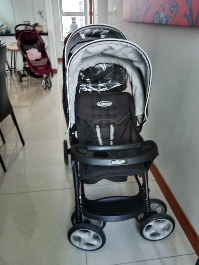 Graco Double Stroller, Babies & Kids, Going Out, Strollers on Carousell