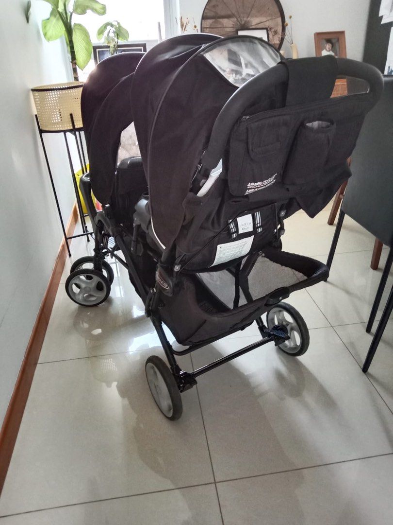 Graco Double Stroller, Babies & Kids, Going Out, Strollers on Carousell