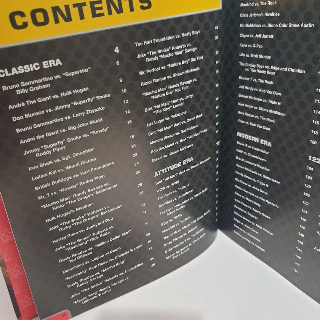 WWE GREATEST RIVALRIES Hard Cover Book, Hobbies & Toys, Books ...