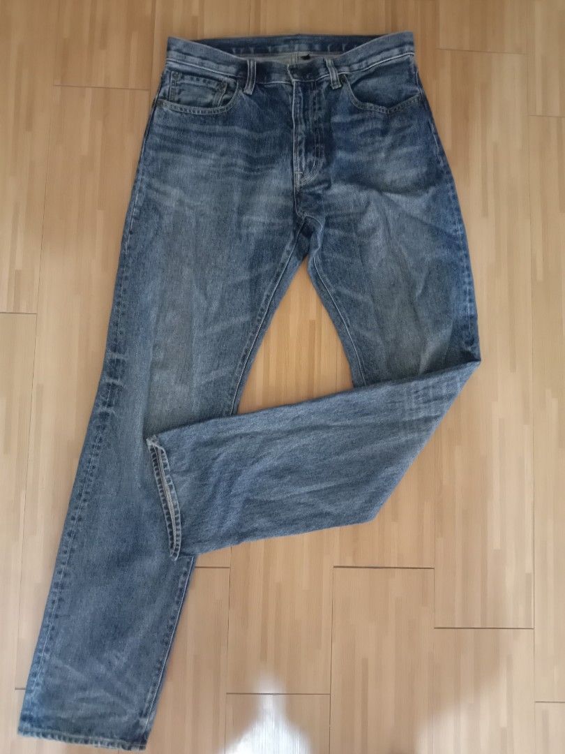 GU MEN Jeans, Men's Fashion, Bottoms, Jeans on Carousell