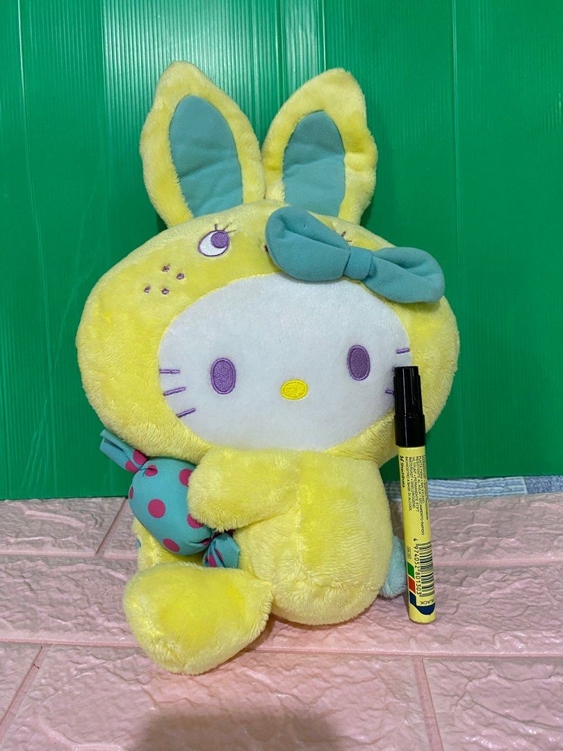 Hello Kitty Bunny Plush, Hobbies & Toys, Toys & Games on Carousell