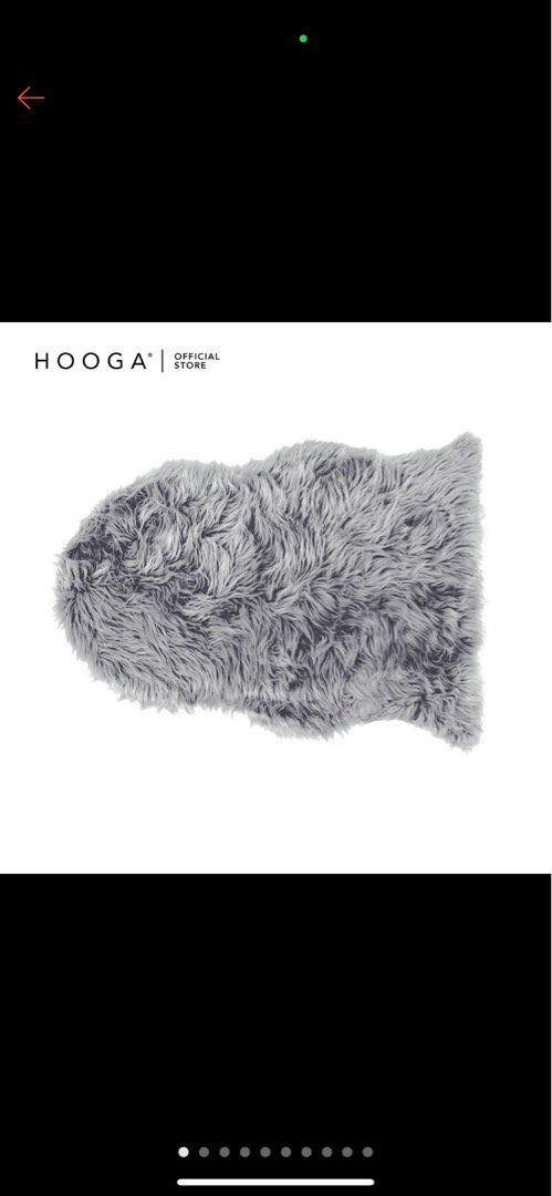 Hooga fluffy rug, Furniture & Home Living, Home Decor, Carpets, Mats ...