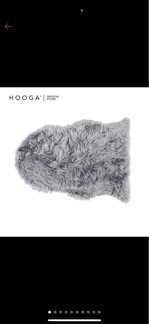 Hooga fluffy rug, Furniture & Home Living, Home Decor, Carpets, Mats ...