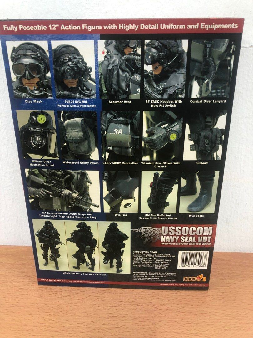Hot toys navy seal udt 1/6 scale, Hobbies & Toys, Toys & Games on Carousell