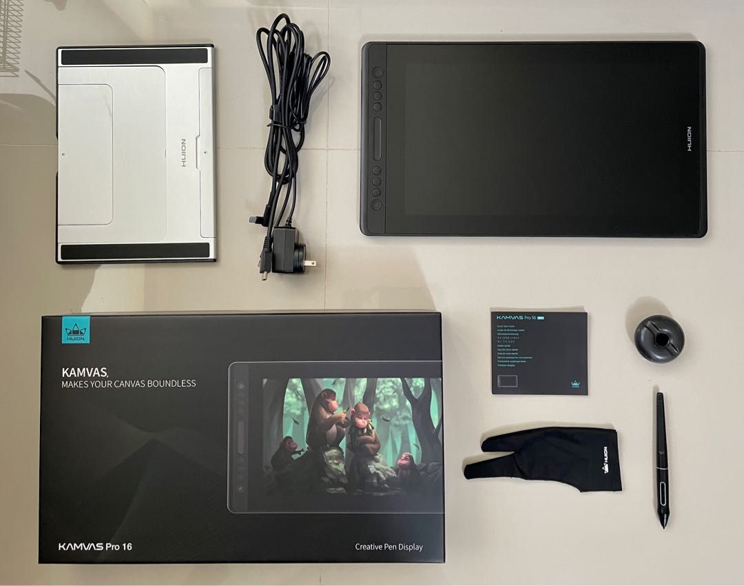 Huion Kamvas Pro 16 Graphics Tablet, Computers & Tech, Parts & Accessories, Other Accessories on ...