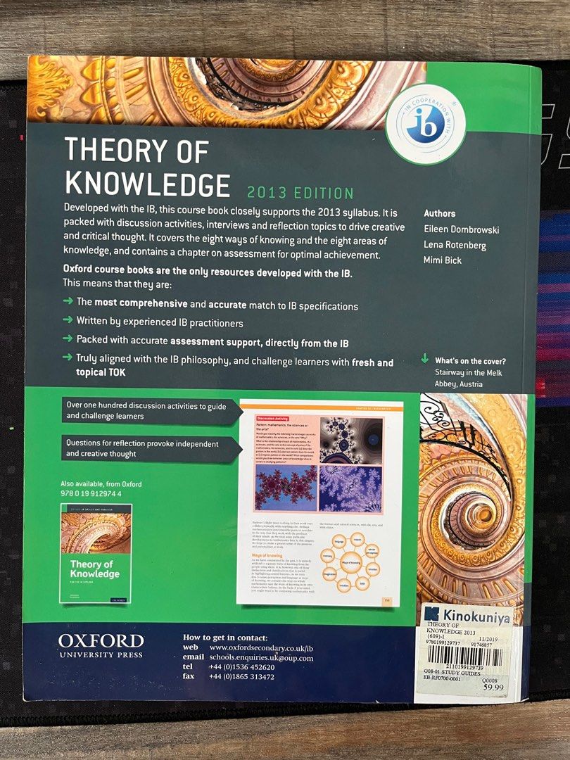 IB TOK textbook IBD theory of knowledge, Hobbies & Toys, Books ...