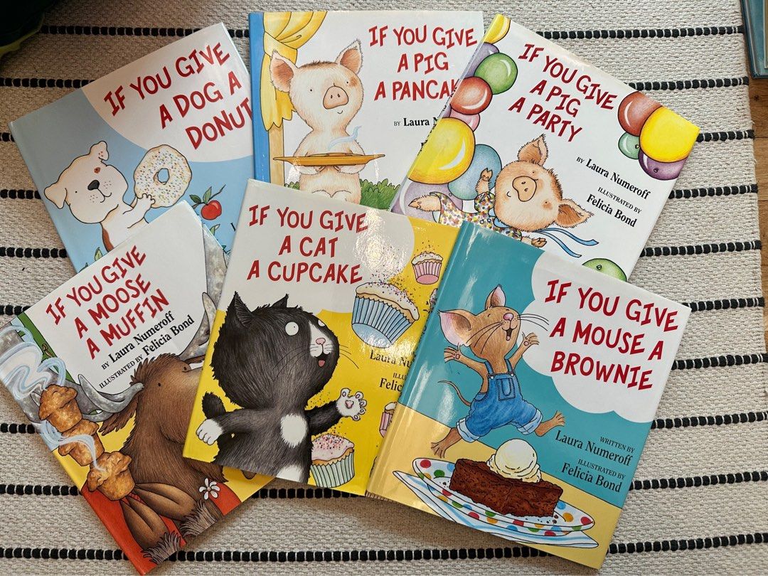 If you give a mouse a cookie hardcover book set, Hobbies & Toys, Books ...