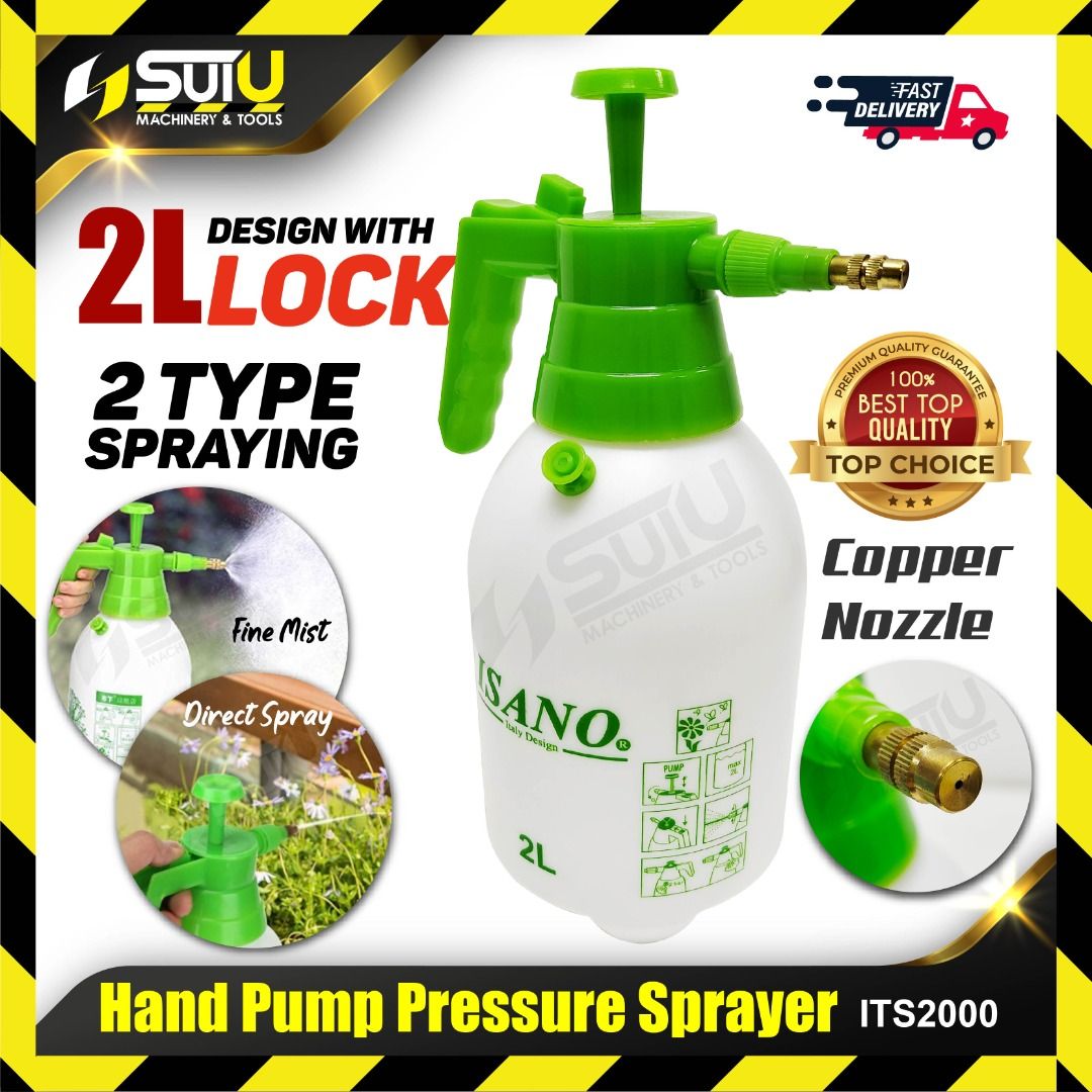 ISANO ITS-2000 / ITS2000 2L Hand Pump Pressure Sprayer, Furniture ...