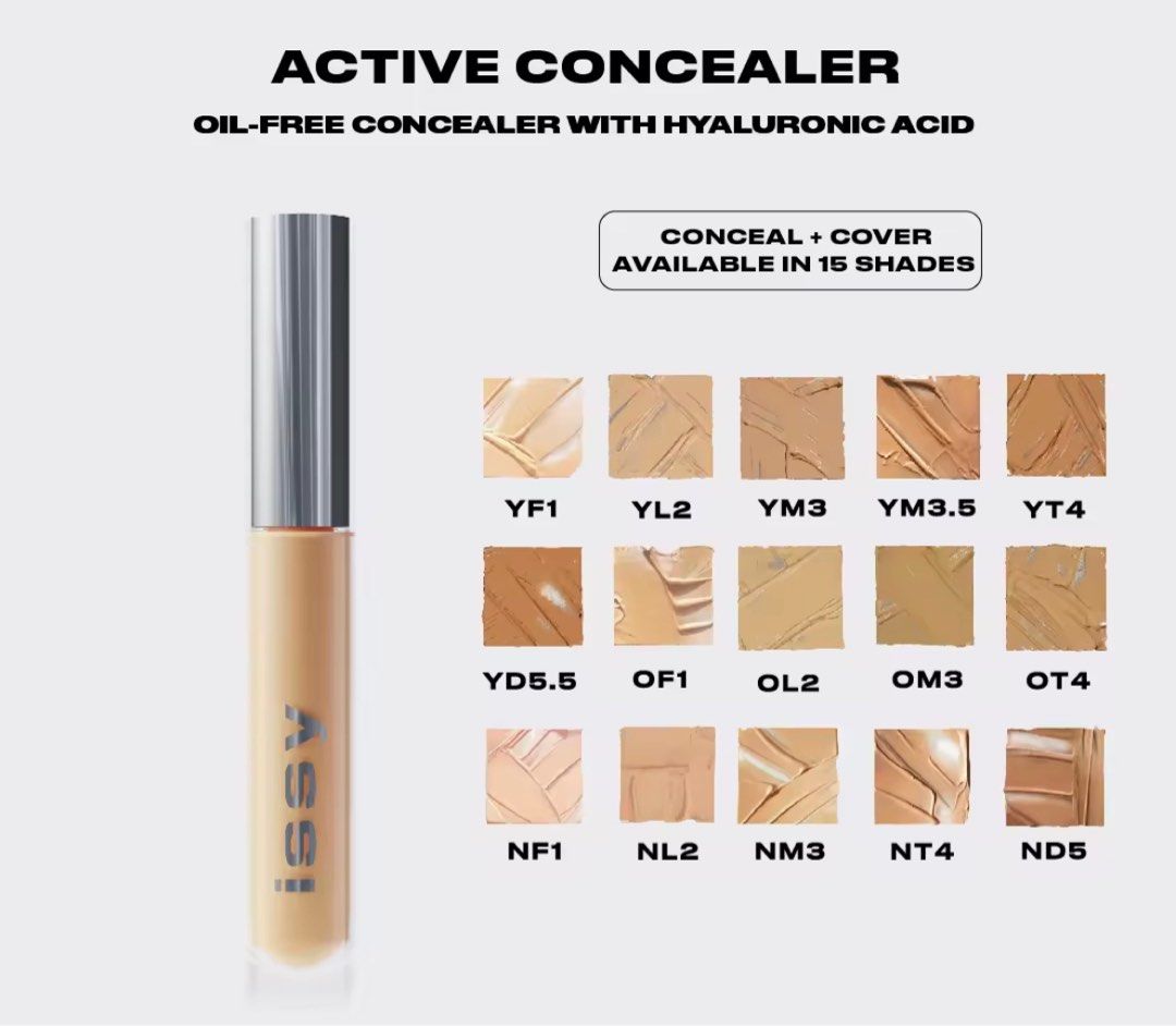 Issy & Co Active Concealer in FN1 and FW1, Beauty & Personal Care, Face ...