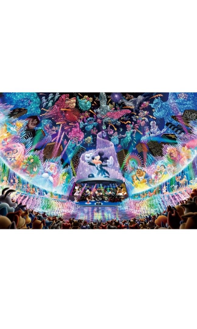 Japan Disney Puzzle Tenyo with Frame, Hobbies & Toys, Toys & Games on ...