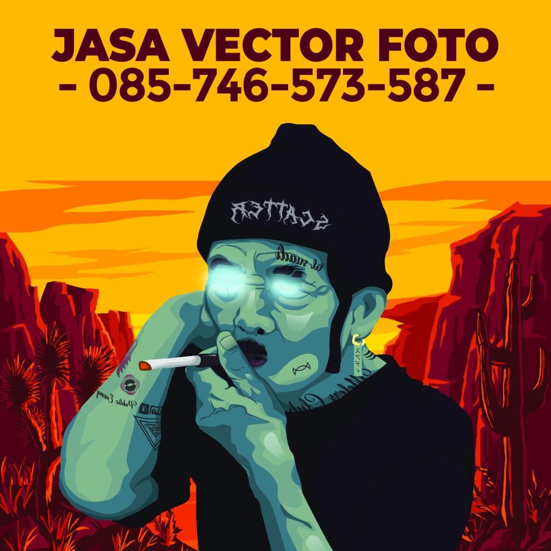 Jasa Vector Art Desain grafis, Hub 085-746-573-587, Desain & Kerajinan ...